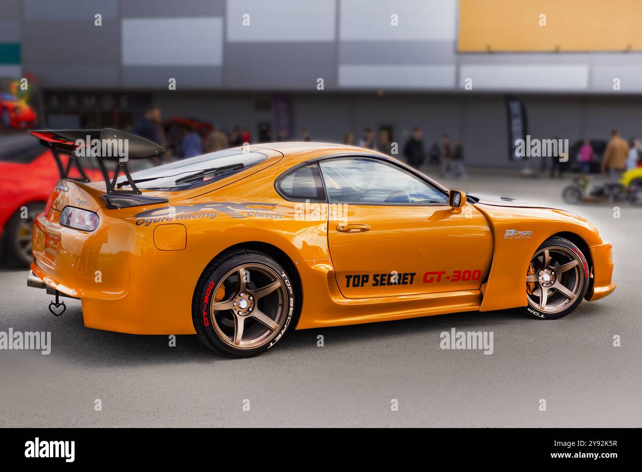 15.09.2024. Novosibirsk, Midday, Top Secret Performance Orange Toyota ...