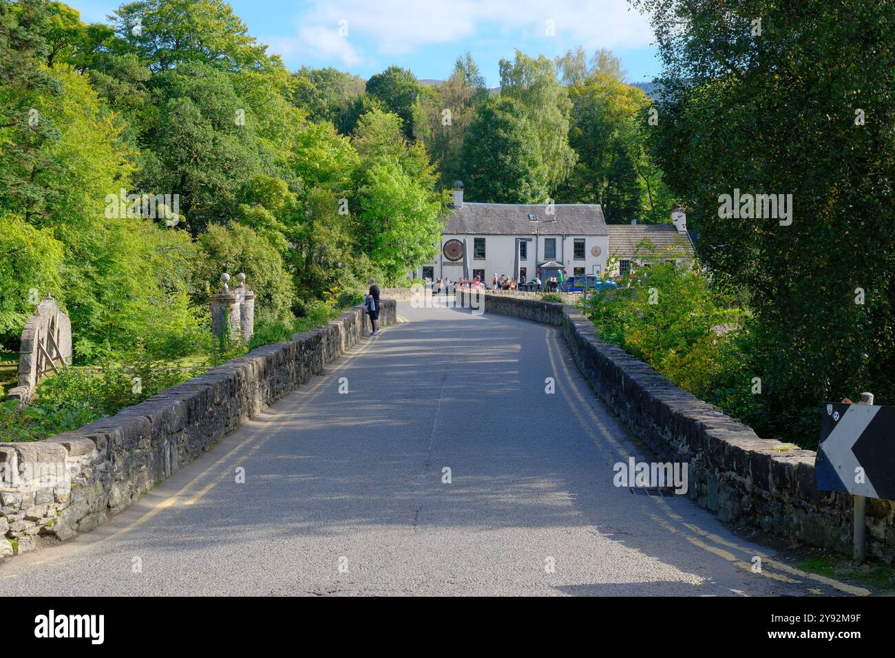 The Bridge of Dochart Inn, at Falls of Dochart, Killin, Perthshire ...