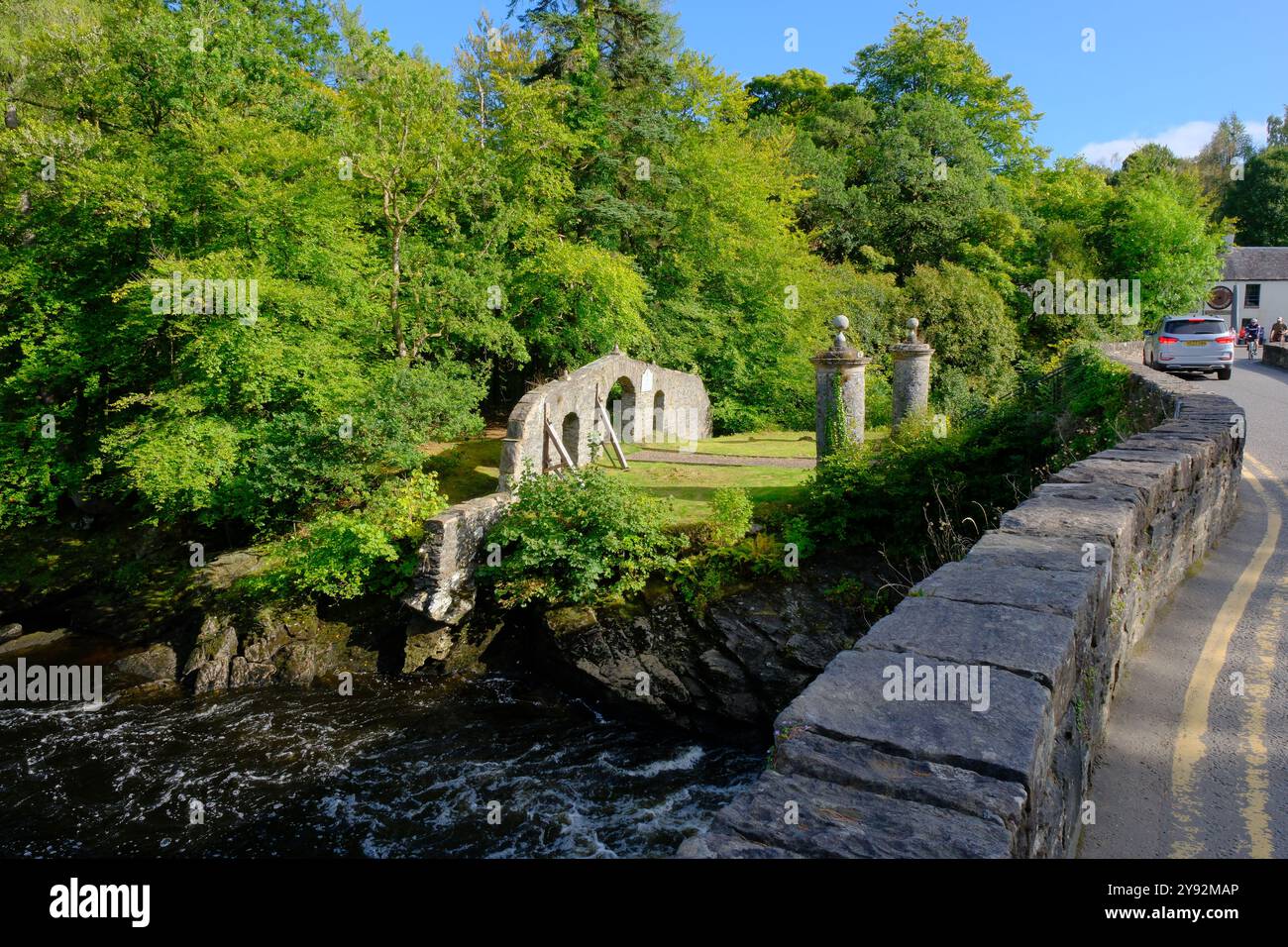 The Bridge of Dochart at Falls of Dochart, Killin, Perthshire, Scotland ...