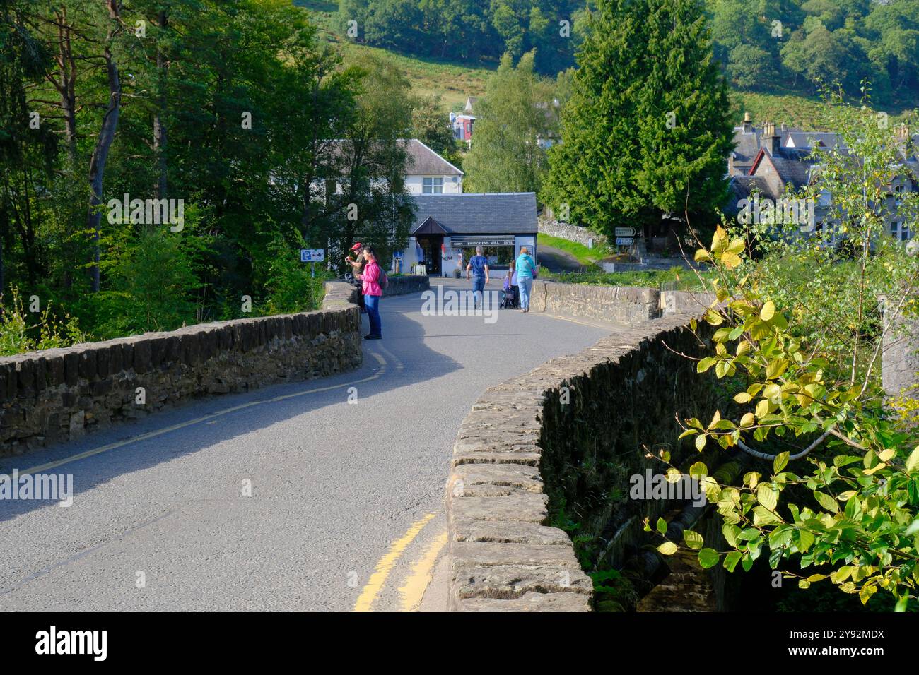 The Bridge of Dochart at Falls of Dochart, Killin, Perthshire, Scotland ...