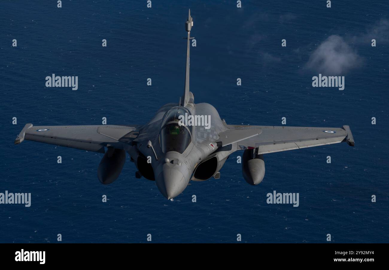A Hellenic Air Force Dassault Rafale F3R participating in NATO exercise ...