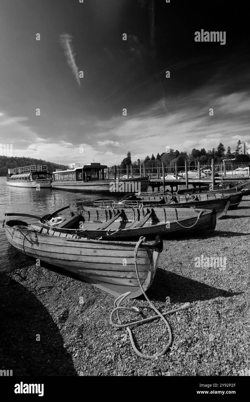 Lakeland boat Black and White Stock Photos & Images - Alamy