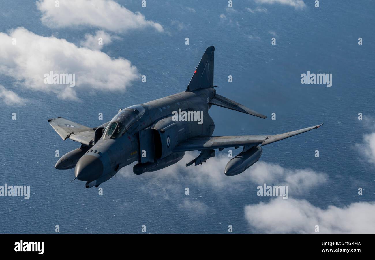 A Hellenic Air Force F-4E Phantom participating in NATO exercise ...