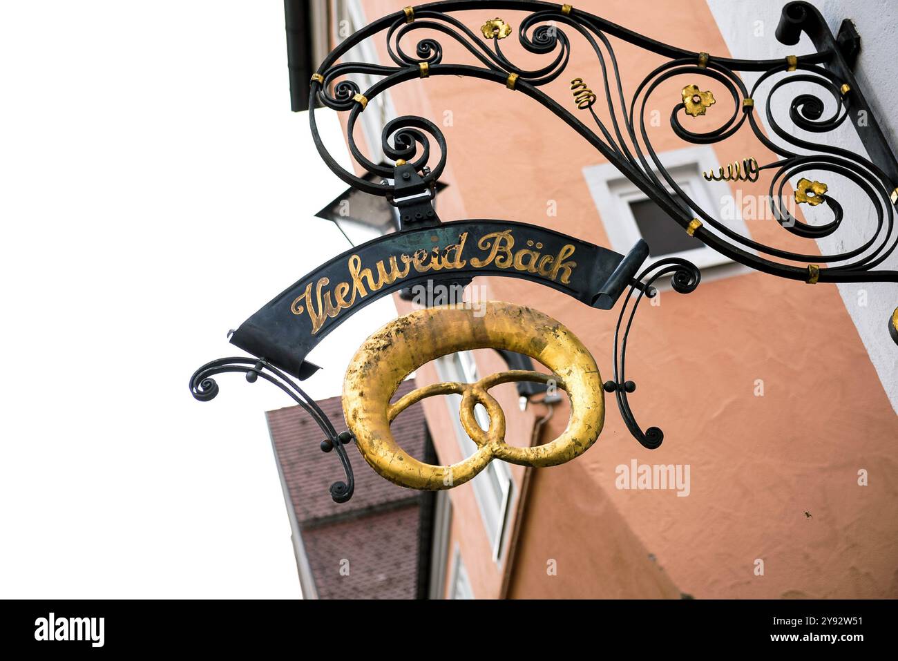 Bakery Store Sign, Isny im Allgäu, Germany Stock Photo - Alamy