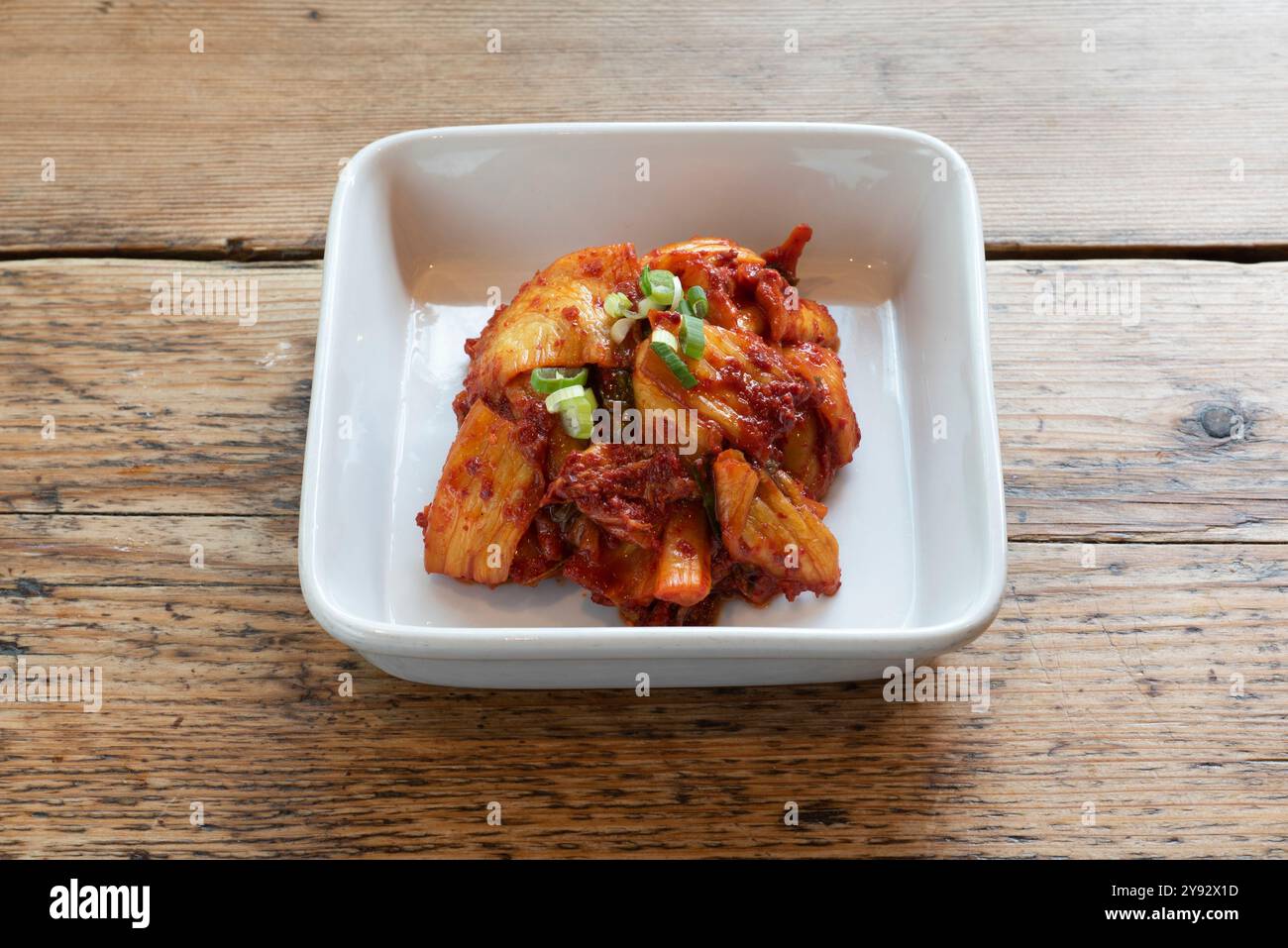 Kimchi traditional Korean style fermented salted vegetables Stock Photo ...