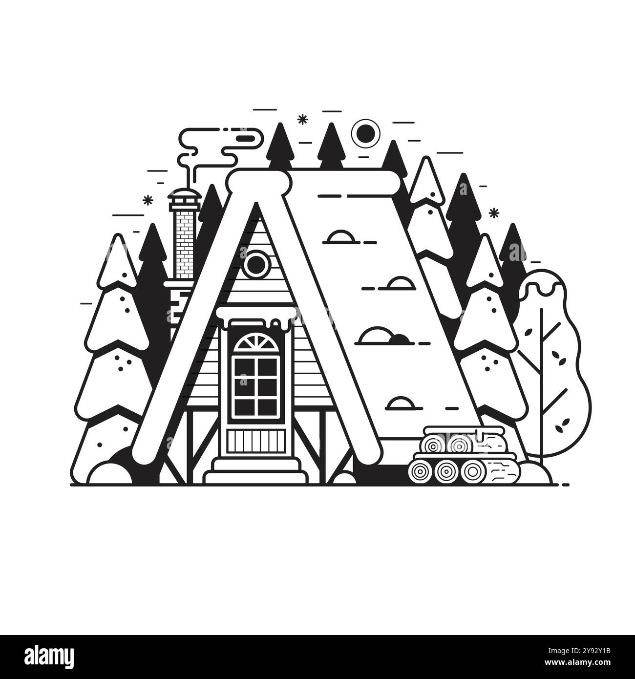 Very frozen house Cut Out Stock Images & Pictures - Alamy