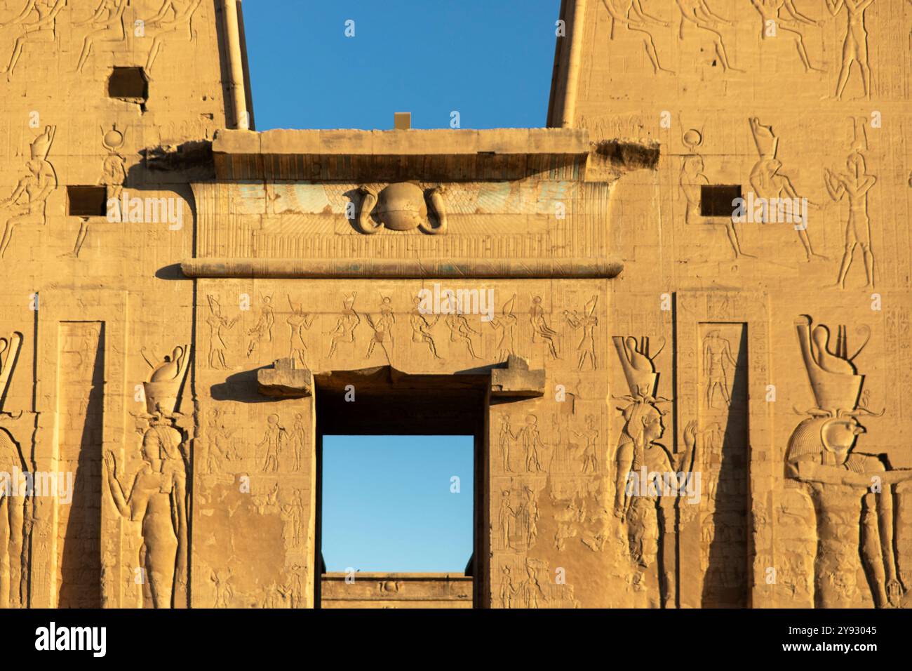 Explore the ancient temple of Horus in Edfu, a sacred sanctuary where ...