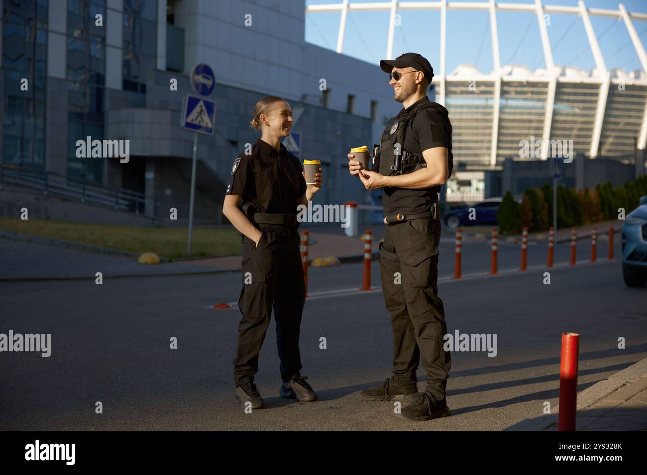 Friendly police officer station hi-res stock photography and images - Alamy