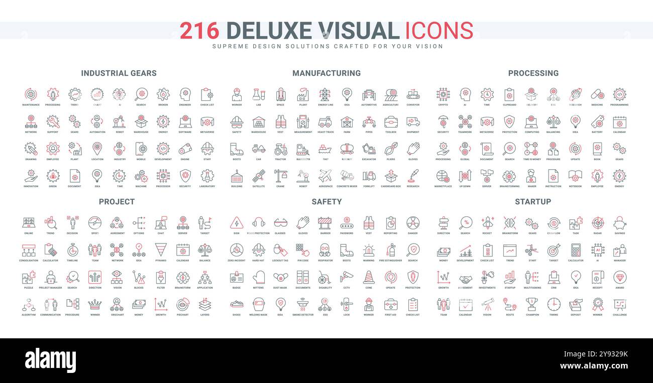 Manufacturing process, factory warehouse and transport, project gears ...