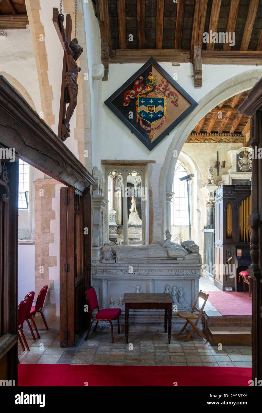 Village parish church of Saints Peter and St Paul, Kedington, Suffolk ...