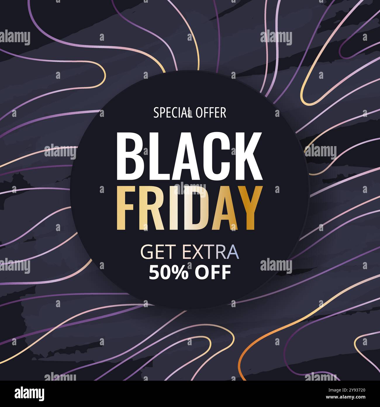 Black friday price round Stock Vector Images - Alamy