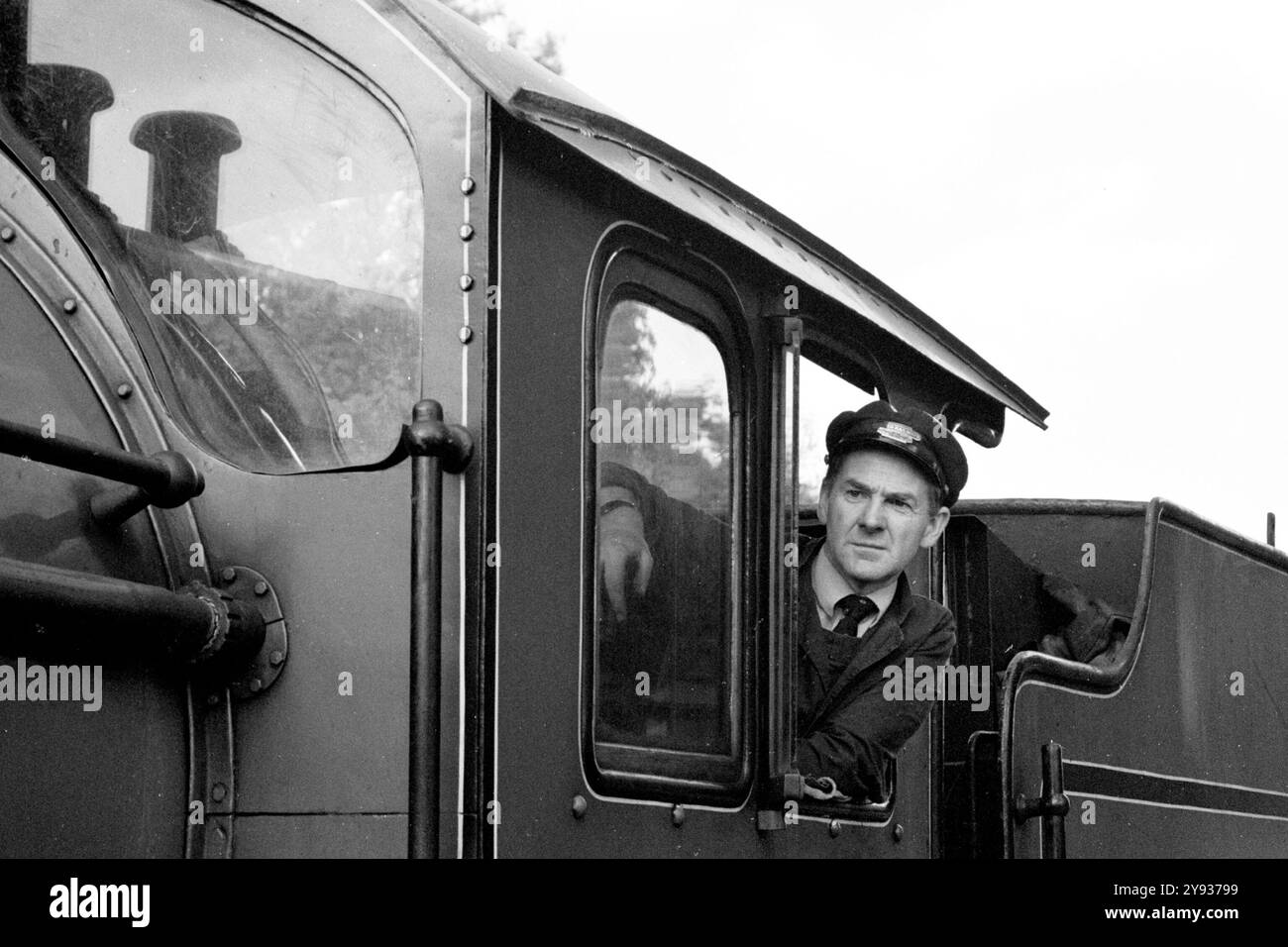 An autumn steam gala with an engine driver on the Severn Valley Railway ...