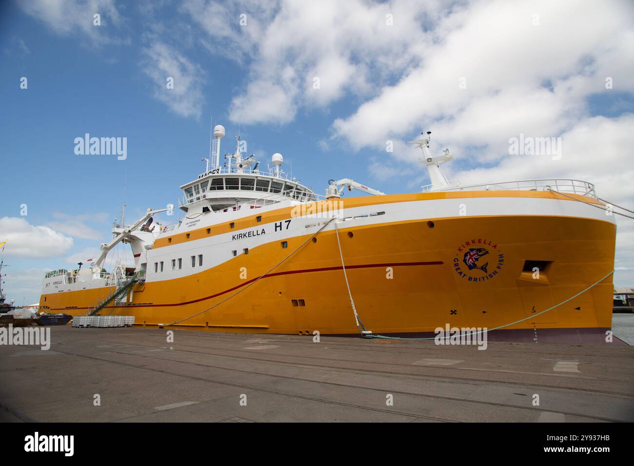 The Kirkella is a British cod and haddock freezer trawler based in ...