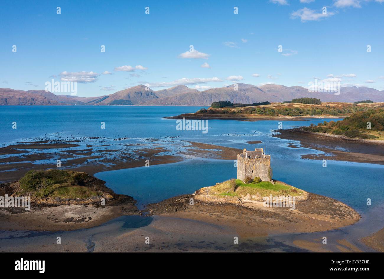 Castle Stalker, Loch Laich, Port Appin, Argyll, Scotland, UK Stock ...