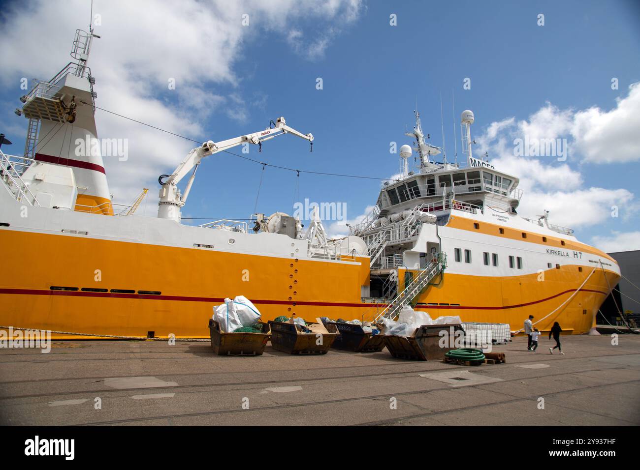 The Kirkella is a British cod and haddock freezer trawler based in ...