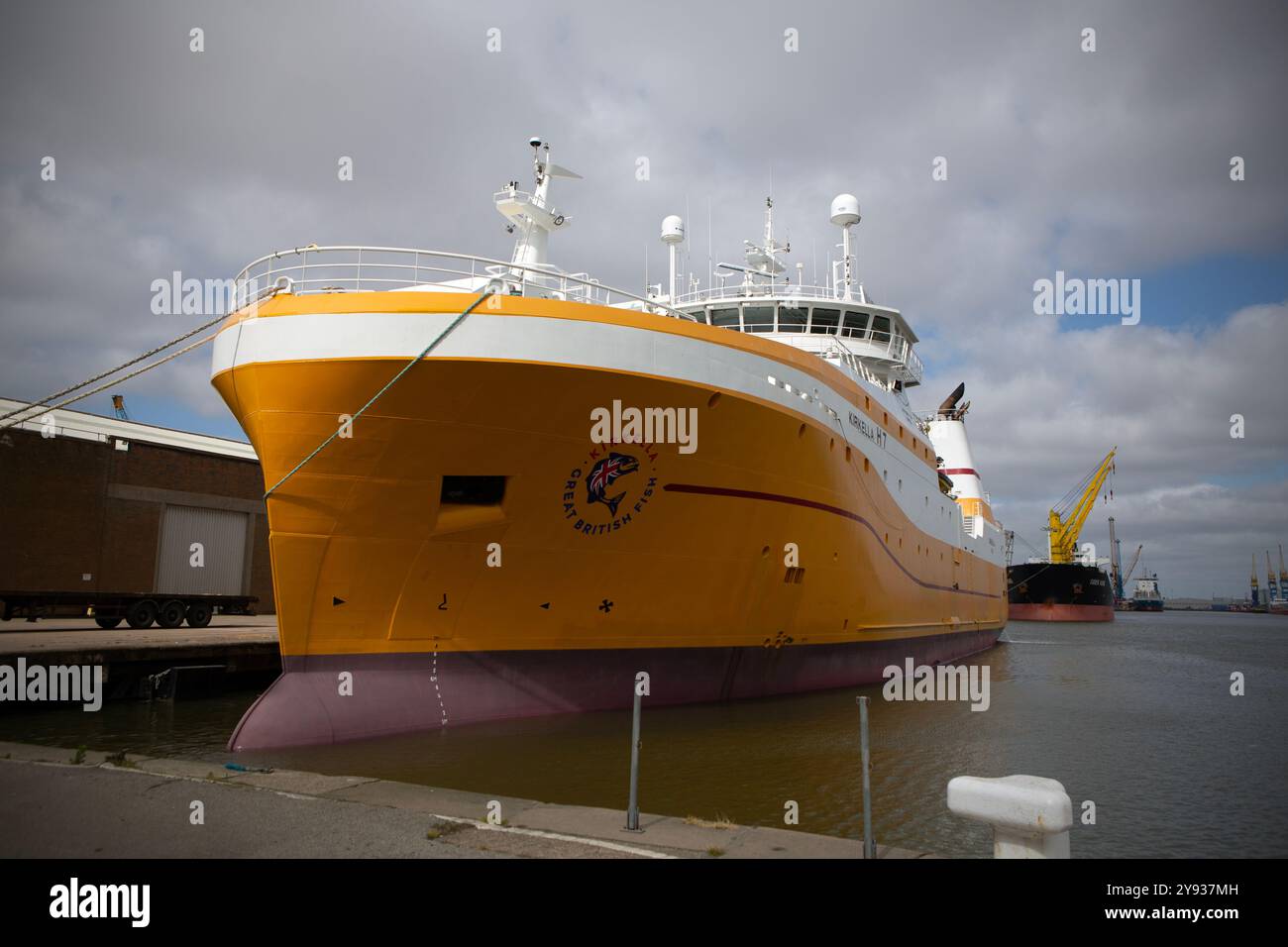 The Kirkella is a British cod and haddock freezer trawler based in ...