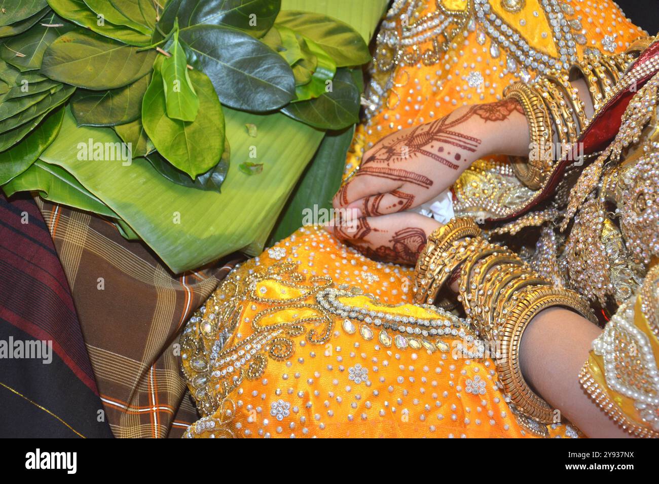 "Mappacci" the traditional wedding ceremony of the bugisnese Indonesian ...