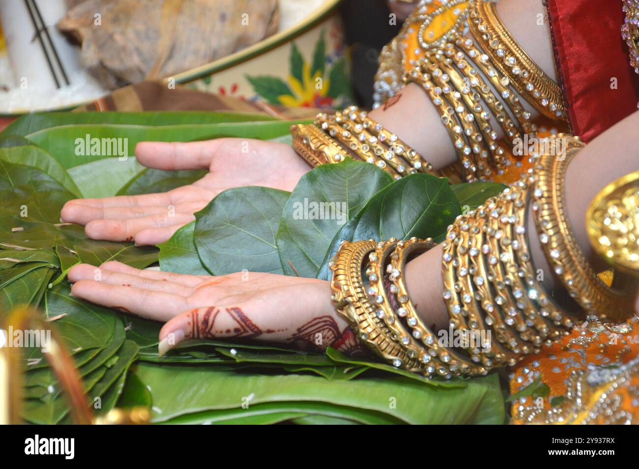 "Mappacci" the traditional wedding ceremony of the bugisnese Indonesian ...