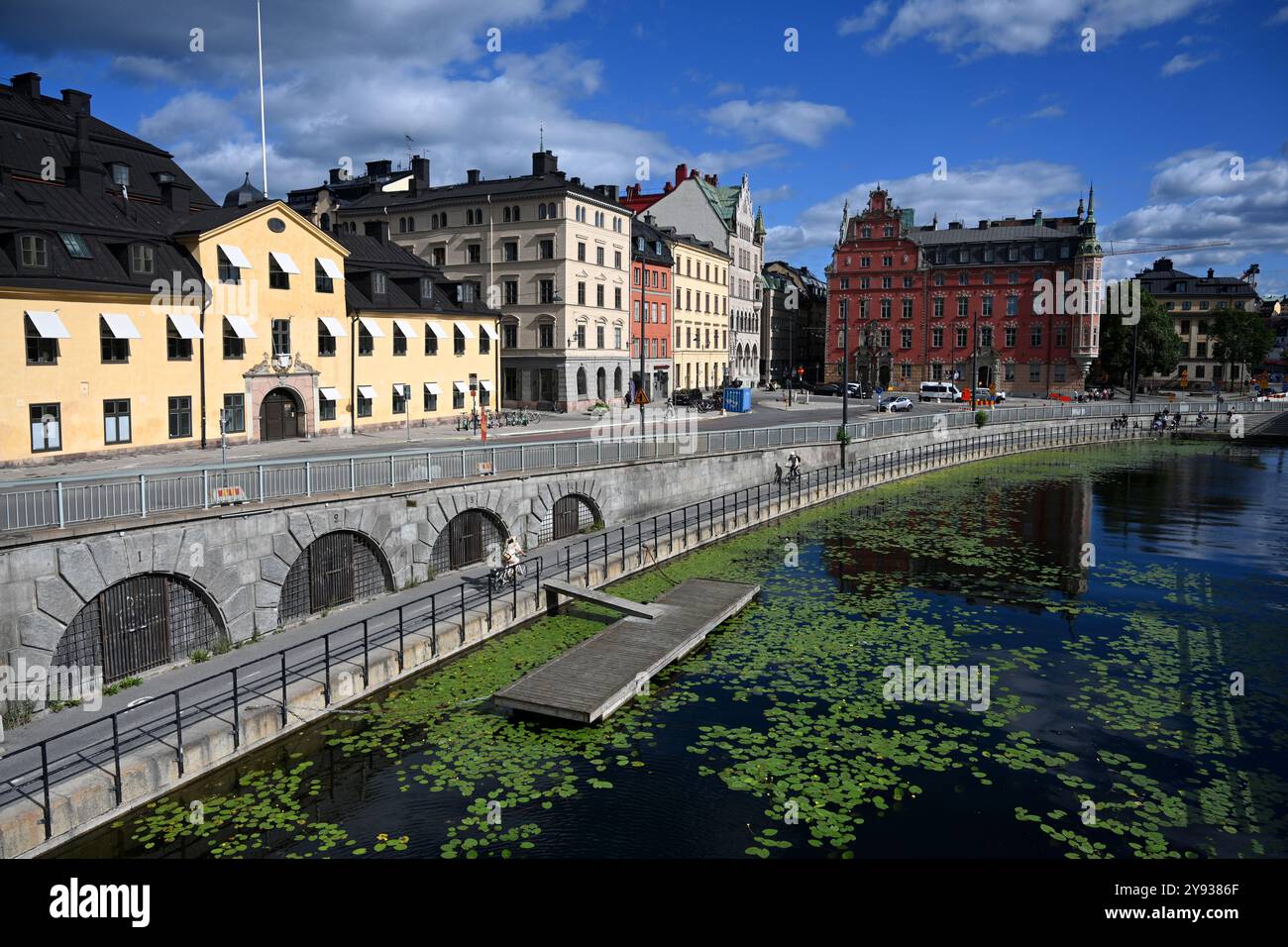 Stockholm, Sweden - July 29, 2024: A waterfront of Stockholm Stock ...