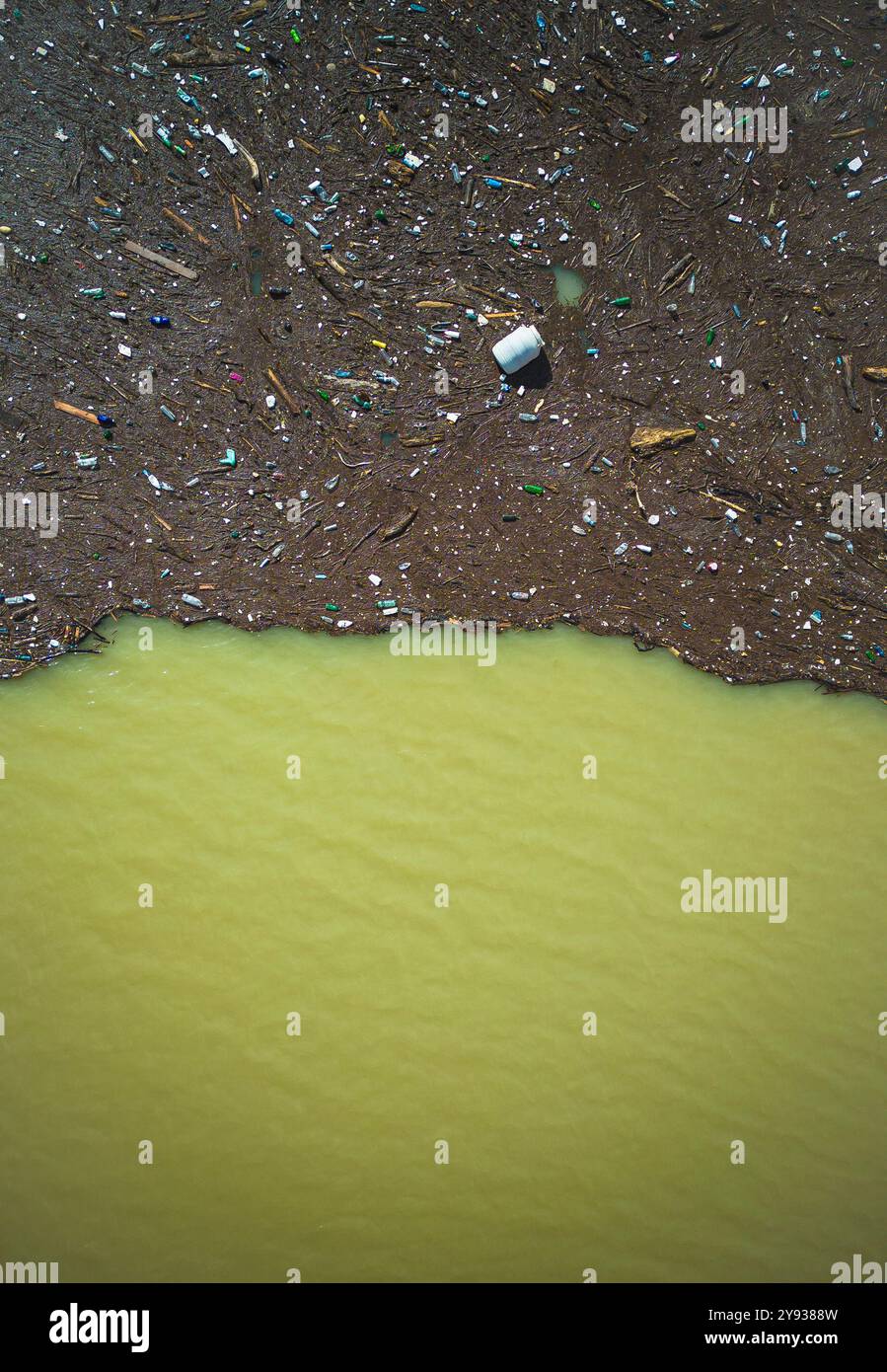 Mostar, Bosnia And Herzegovina. 08th Oct, 2024. Aerial photos show tons ...