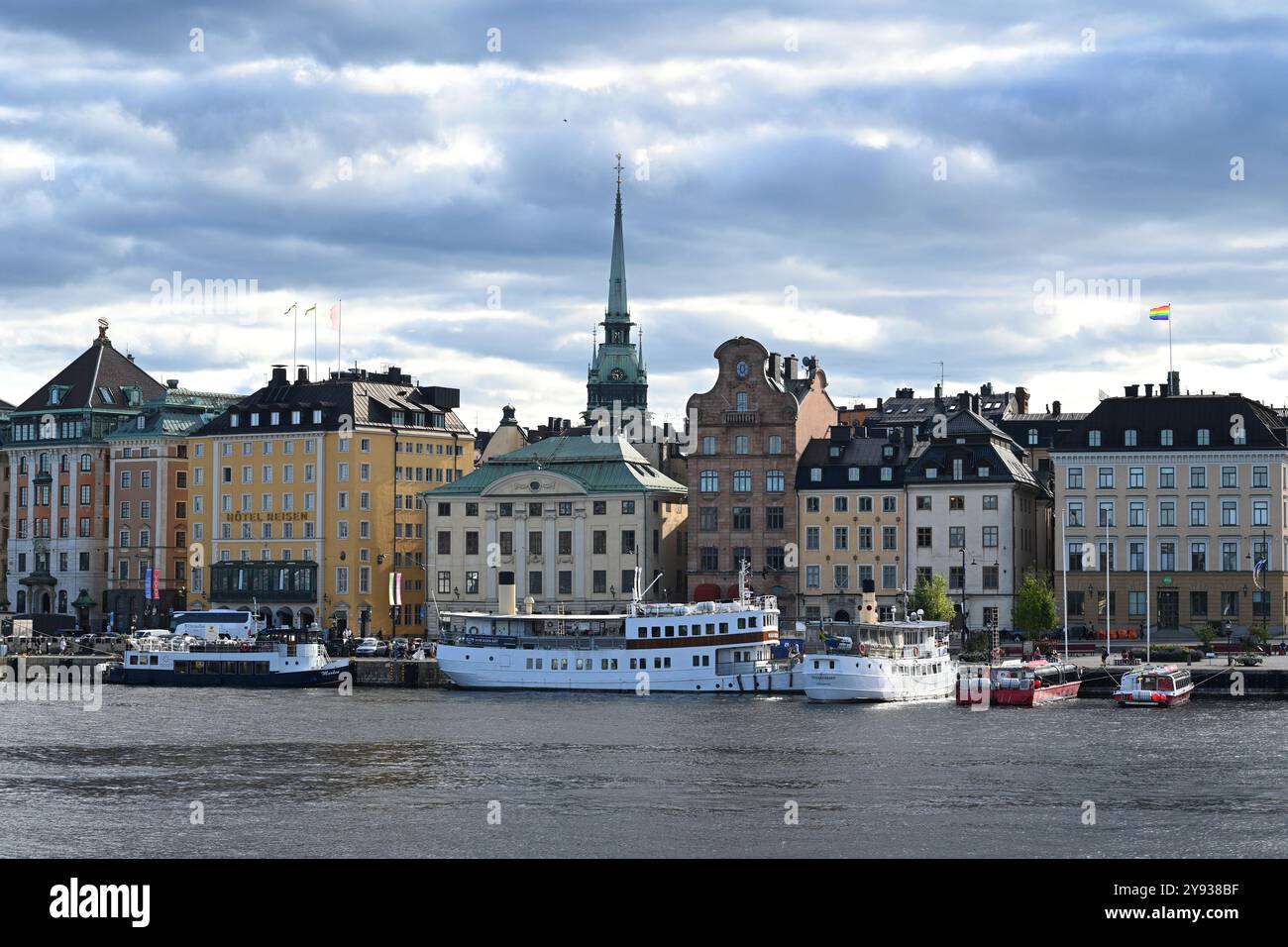 Stockholm, Sweden - July 29, 2024: A waterfront of Stockholm Stock ...