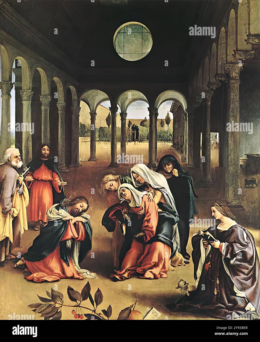 LOTTO, Lorenzo (b. ca. 1480, Venezia, d. 1556, Loreto) Christ Taking Leave of his Mother 1521 ...