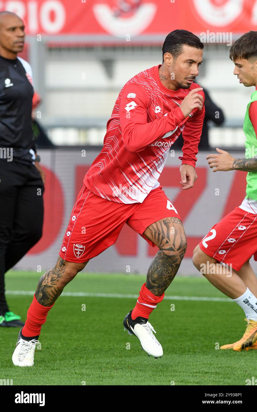 AC Monza's Armando Izzo before seventh Serie A soccer match between ...
