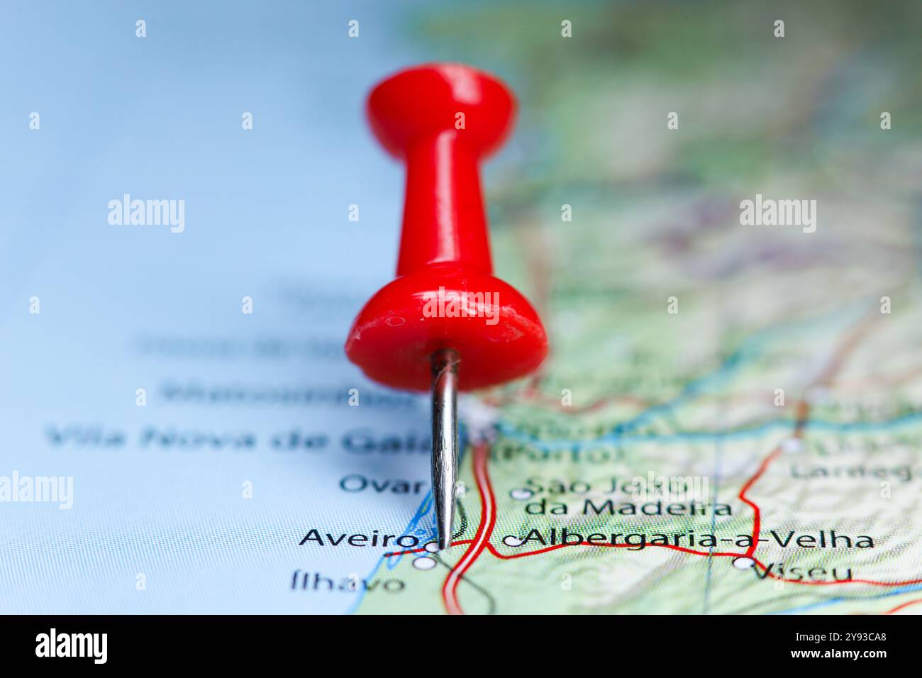 Aveiro portugal map hi-res stock photography and images - Alamy