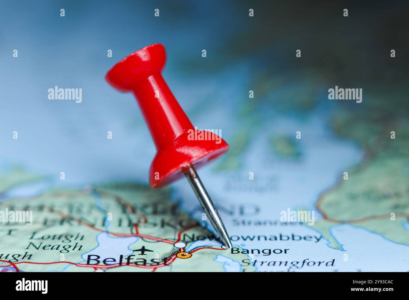 Bangor map ireland hi-res stock photography and images - Alamy