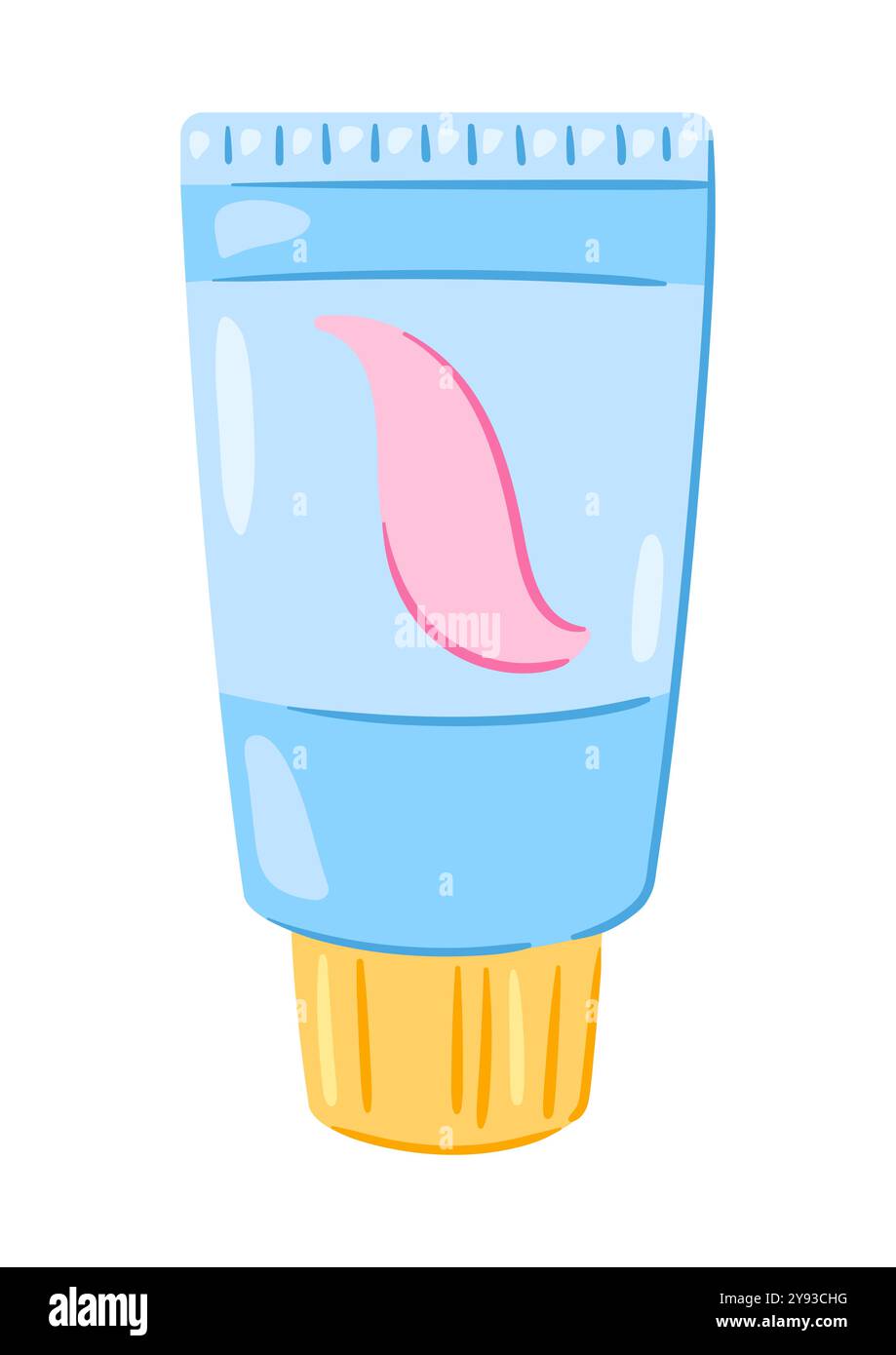 Illustration of lotion. Personal hygiene and self care item Stock ...