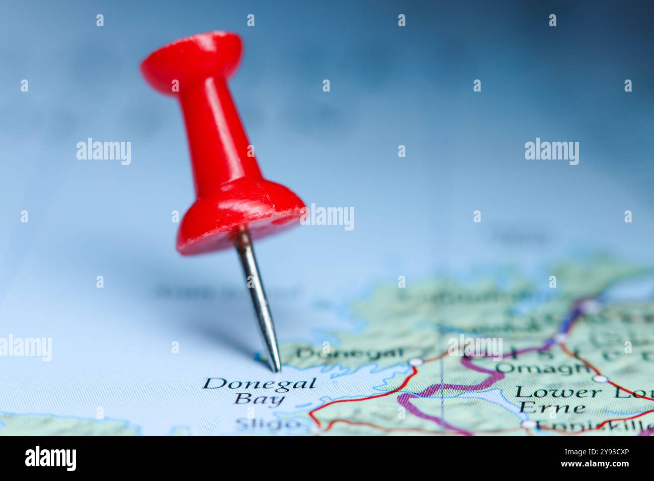 Donegal map hi-res stock photography and images - Alamy