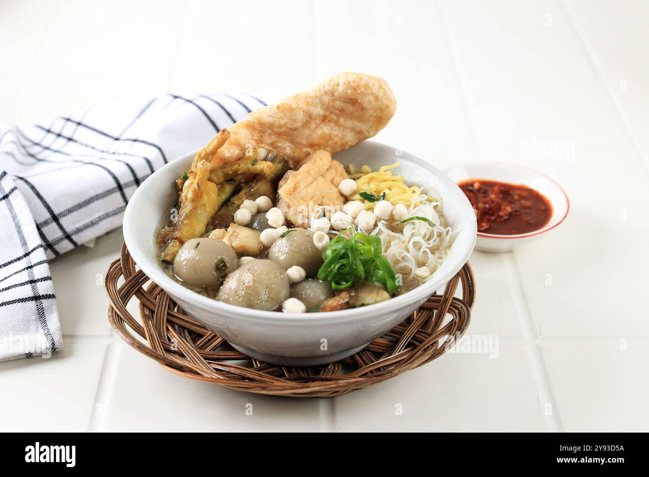 Baso Aci Ceker, Tapioca Balls with Noodles and Various Topping ...
