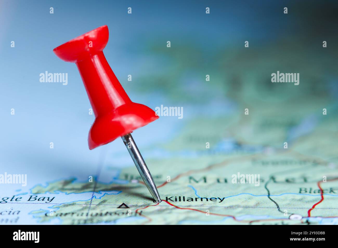 Killarney town map hi-res stock photography and images - Alamy