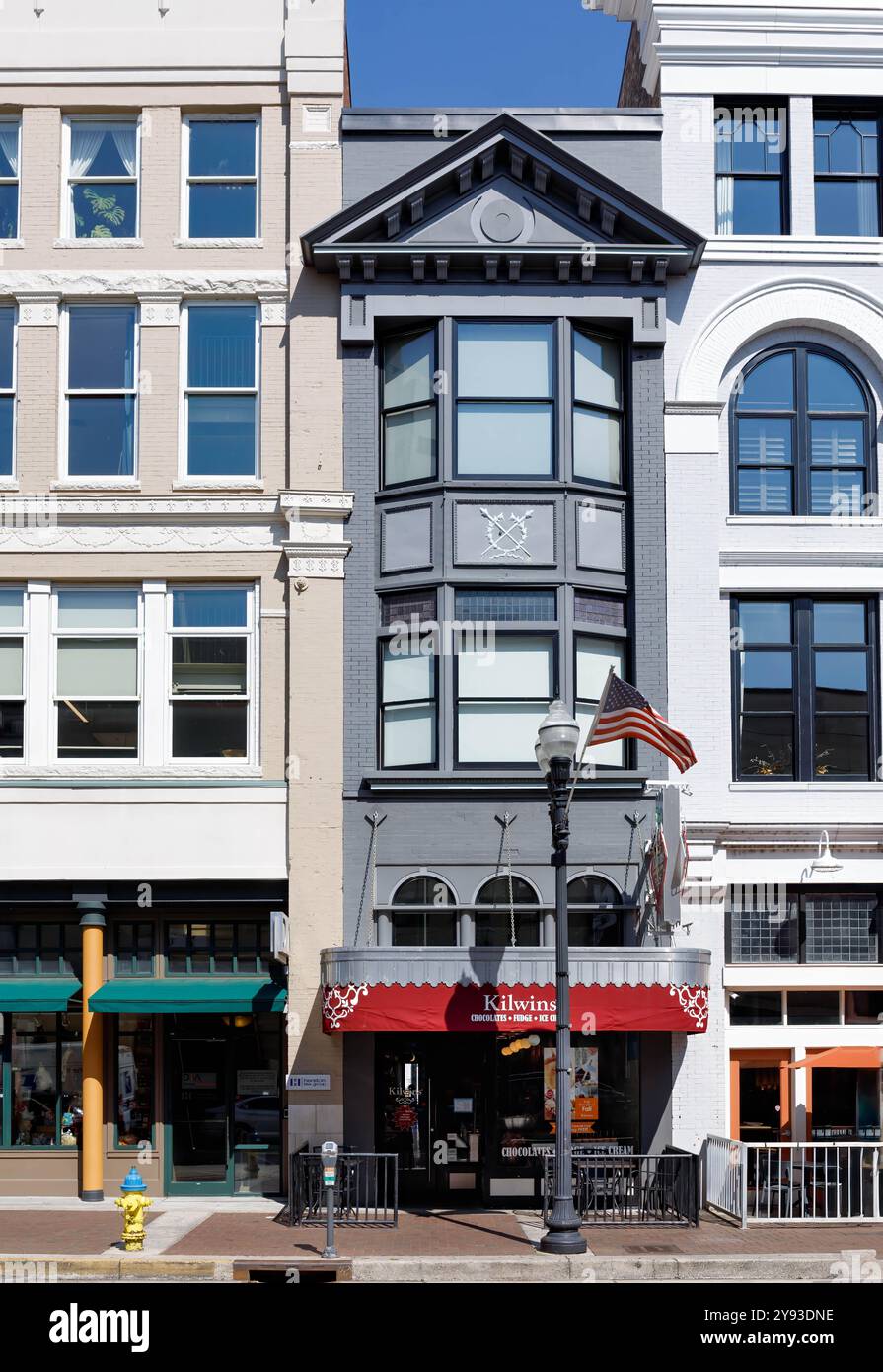 Knoxville, TN, USA-Sept. 16, 2024: Kilwin's Chocolate & Ice Cream shop ...
