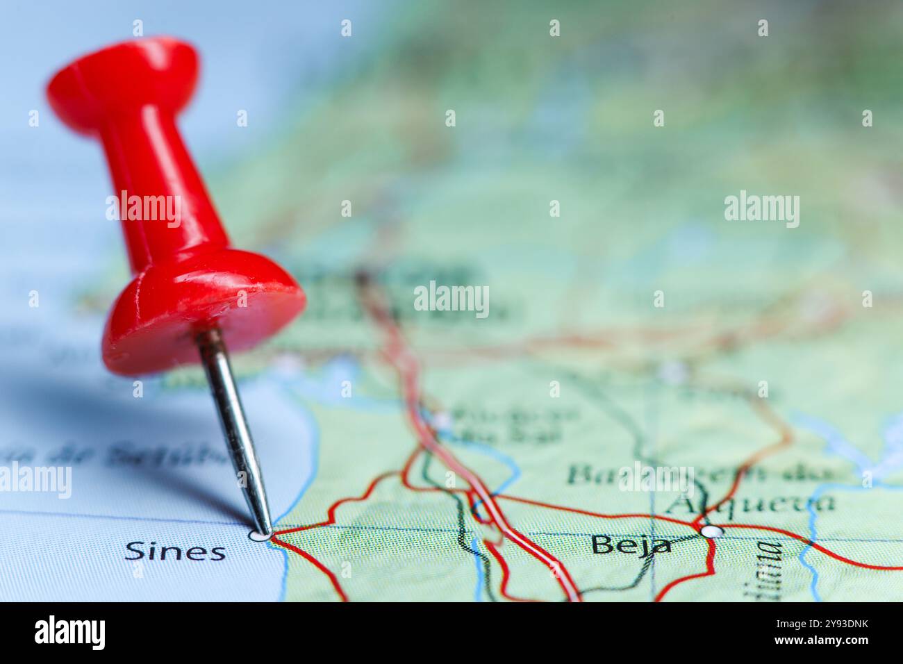 Map of sines portugal hi-res stock photography and images - Alamy