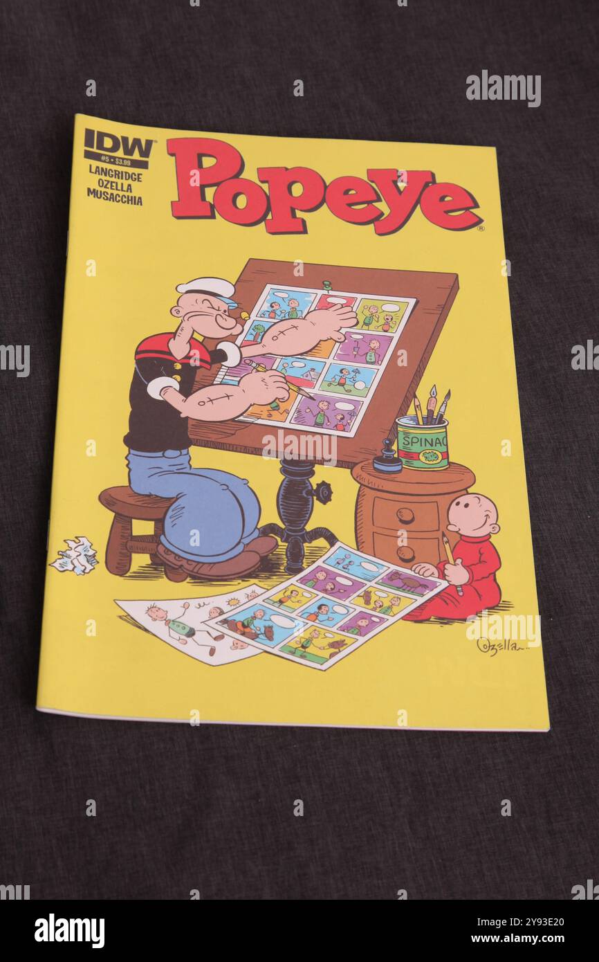 IDW comic books - Popeye comic book cover Stock Photo - Alamy