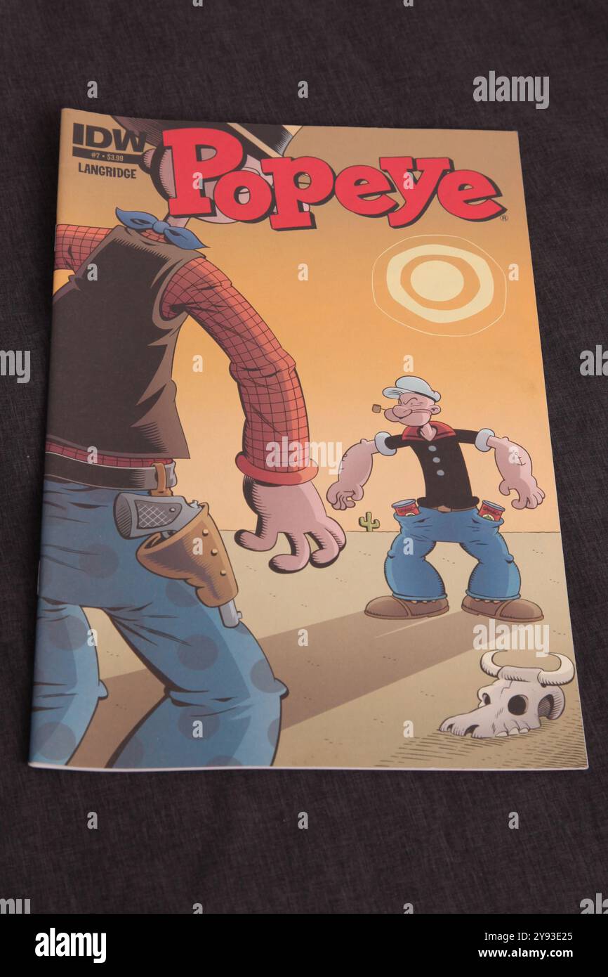 Popeye comic hi-res stock photography and images - Alamy
