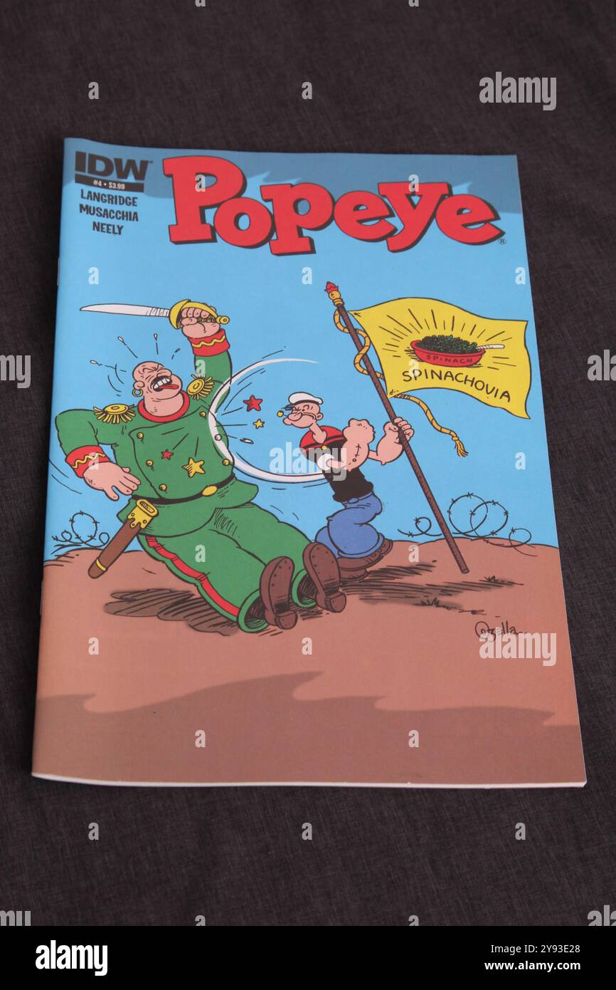 IDW comic books - Popeye comic book cover Stock Photo - Alamy