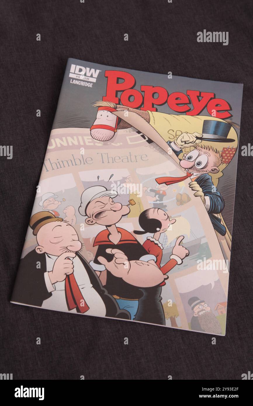 Popeye comic hi-res stock photography and images - Alamy