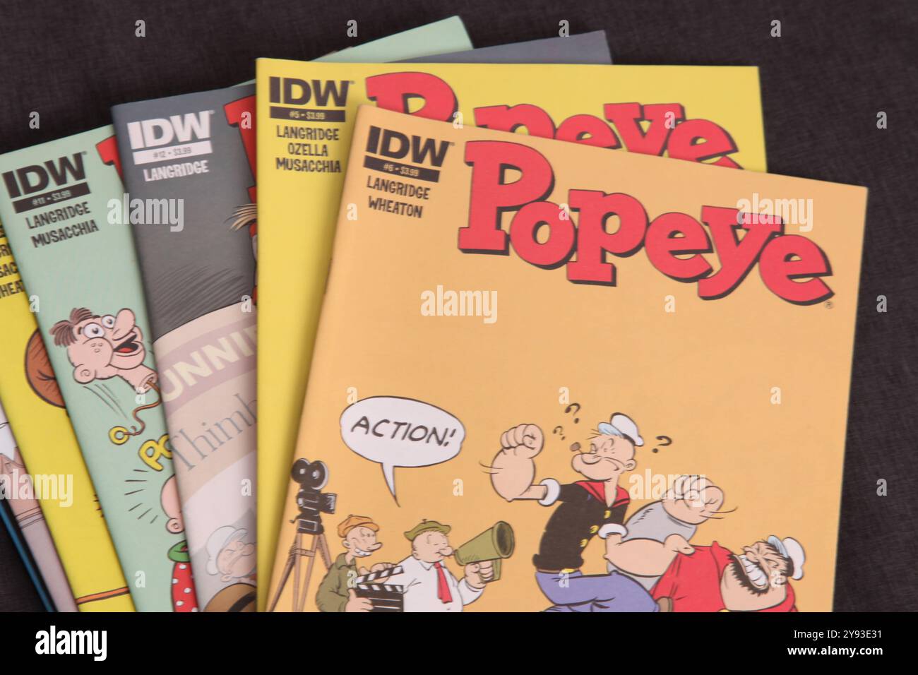 IDW comic books - Popeye comic book covers Stock Photo - Alamy