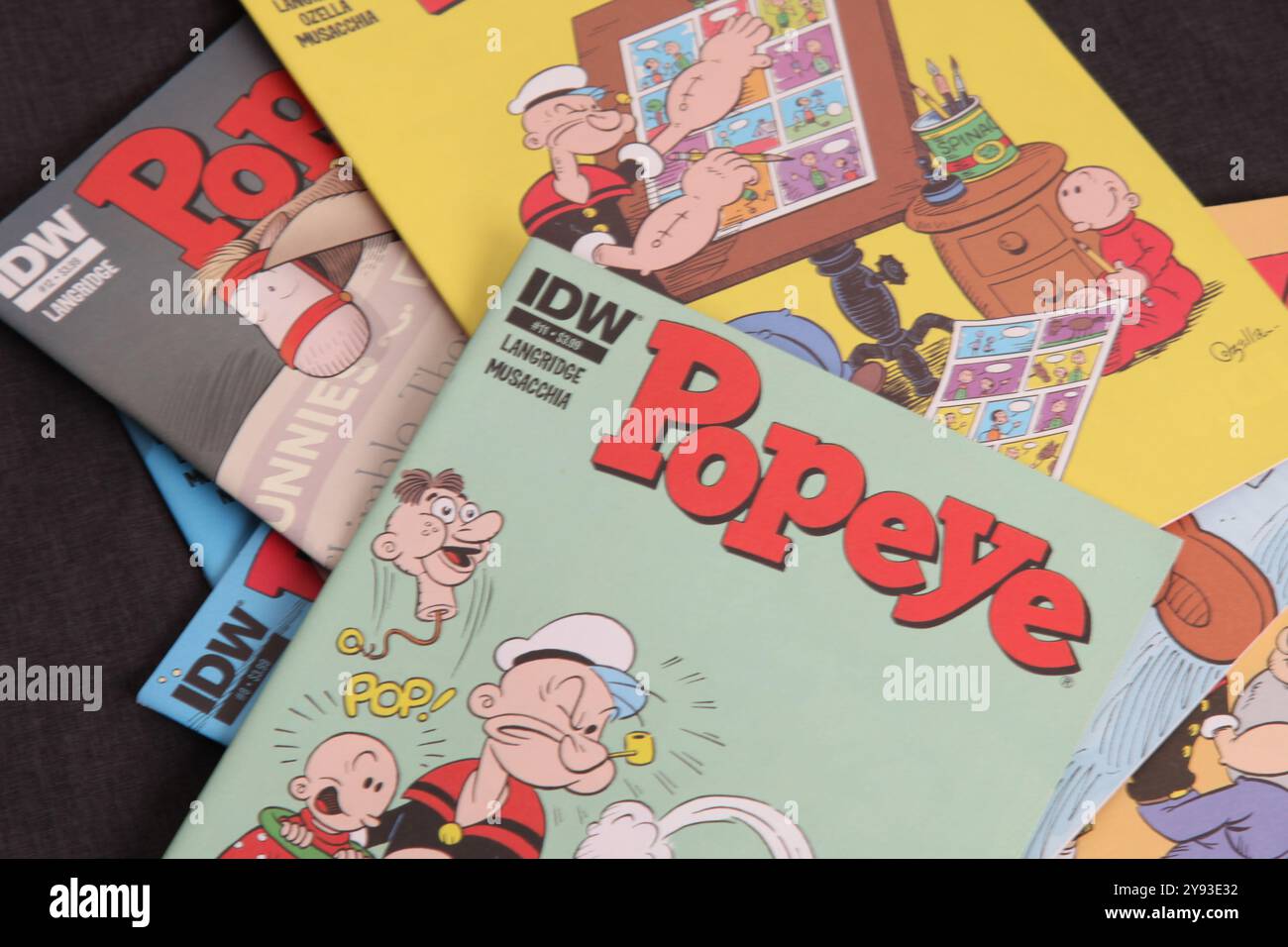 IDW comic books - Popeye comic book covers Stock Photo - Alamy