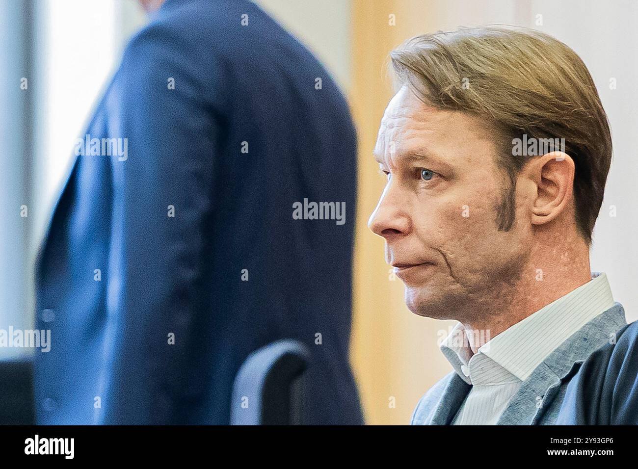Christian Brueckner stands in the courtroom at Braunschweig District ...
