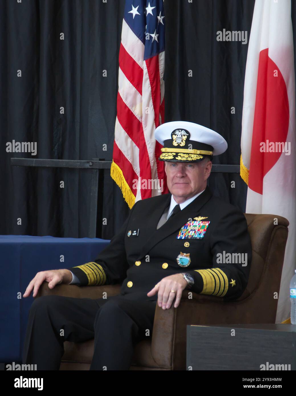 Fussa, Japan. 08th Oct, 2024. Commander, U.S. Indo-Pacific Command, Adm ...