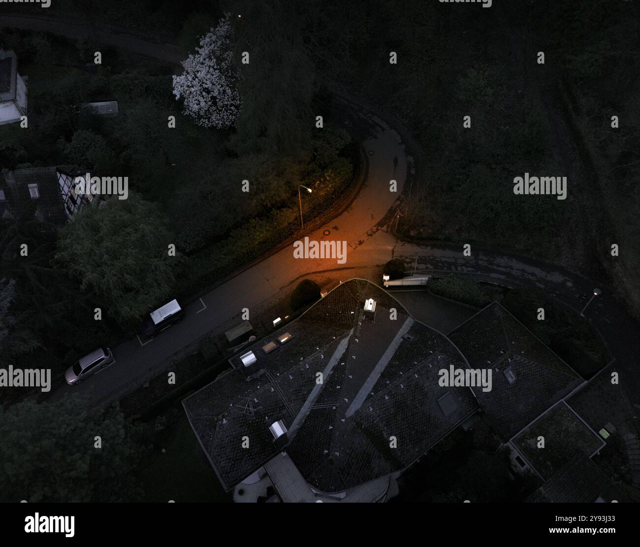 Suburban nightscape hi-res stock photography and images - Alamy