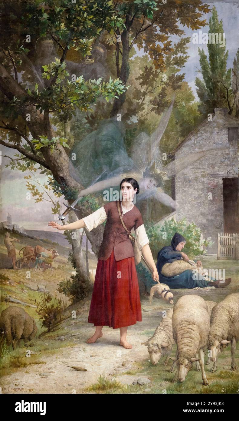 Having the vision of the archangel michael hi-res stock photography and ...