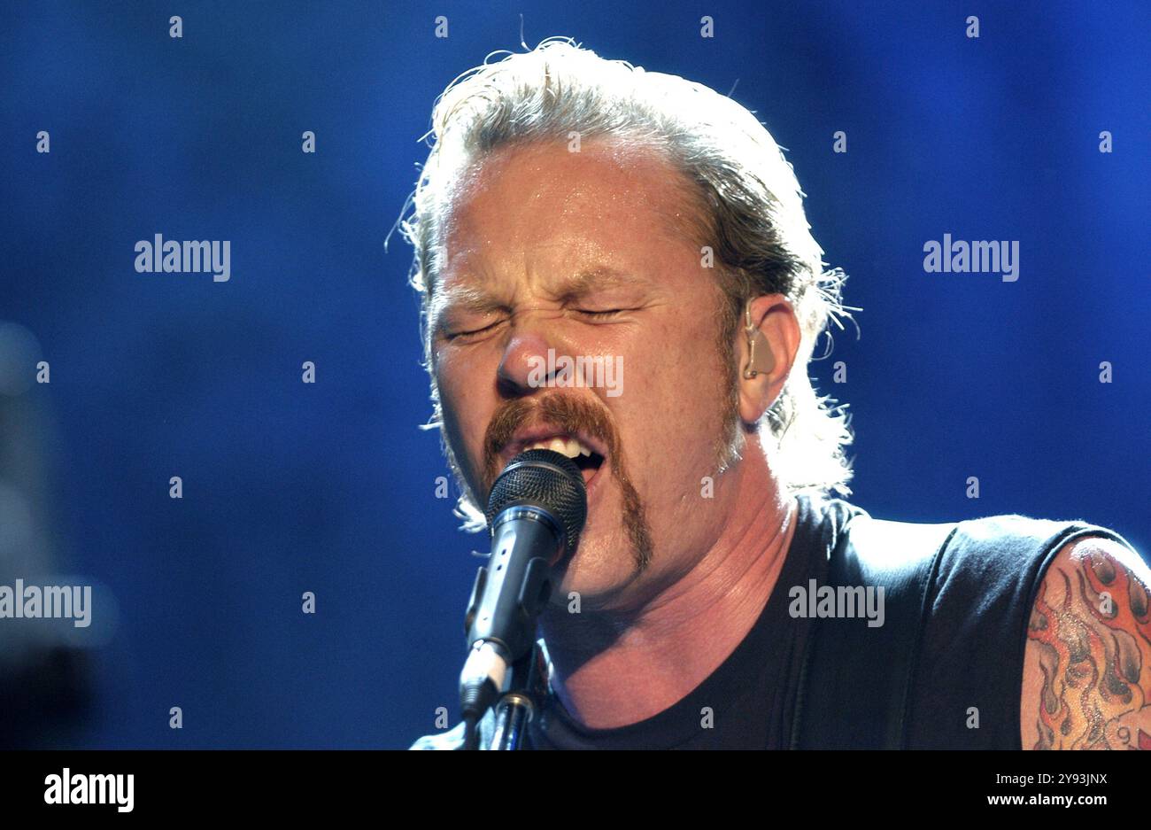 Imola Italy 14/06/2003: James Hetfield guitarist and singer of the ...