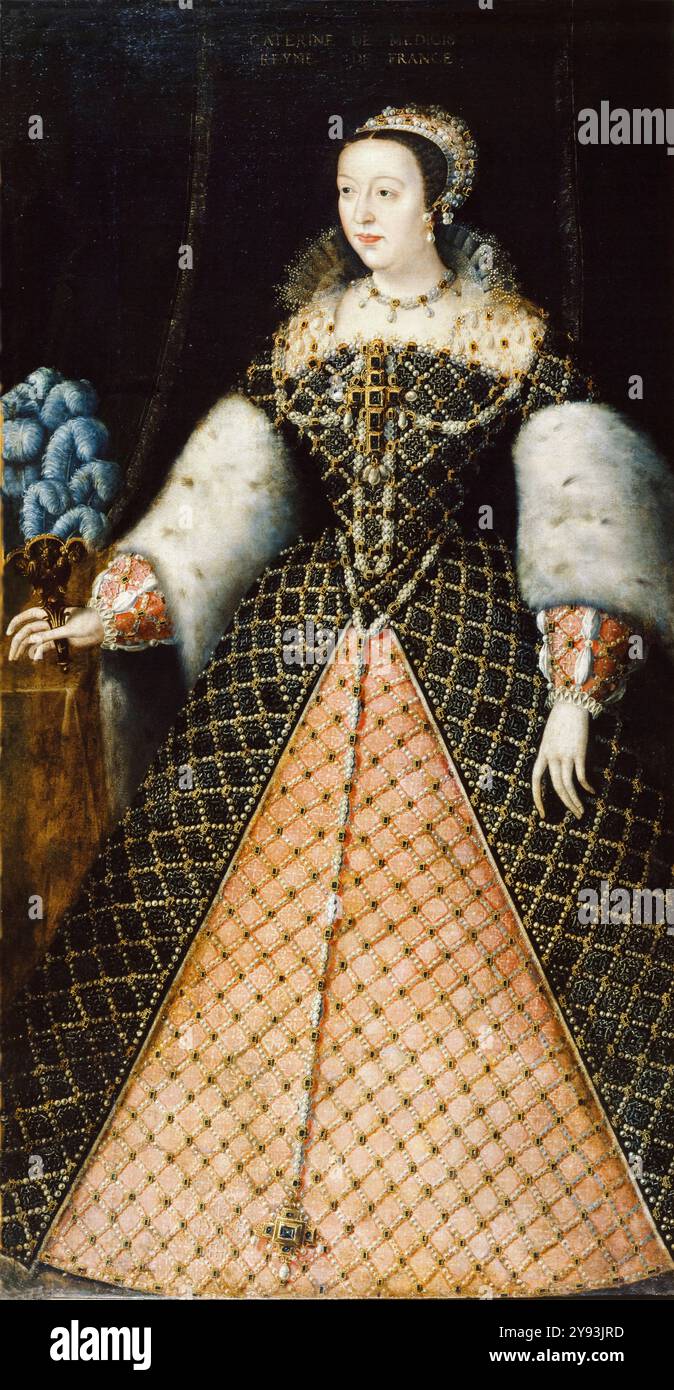 Catherine de Medici (1519-1589), Italian noblewoman, Queen Consort of ...