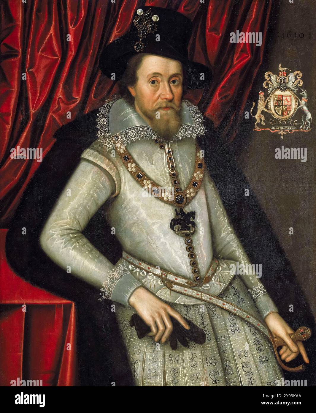 James vi of scotland john de critz hi-res stock photography and images ...