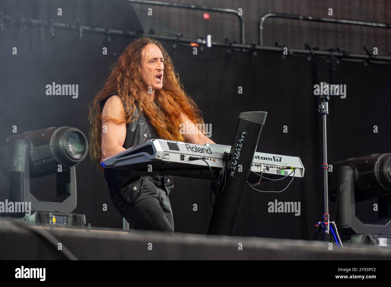 June 29, 2024: Alex Staropoli performs with Rhapsody of Fire at the ...