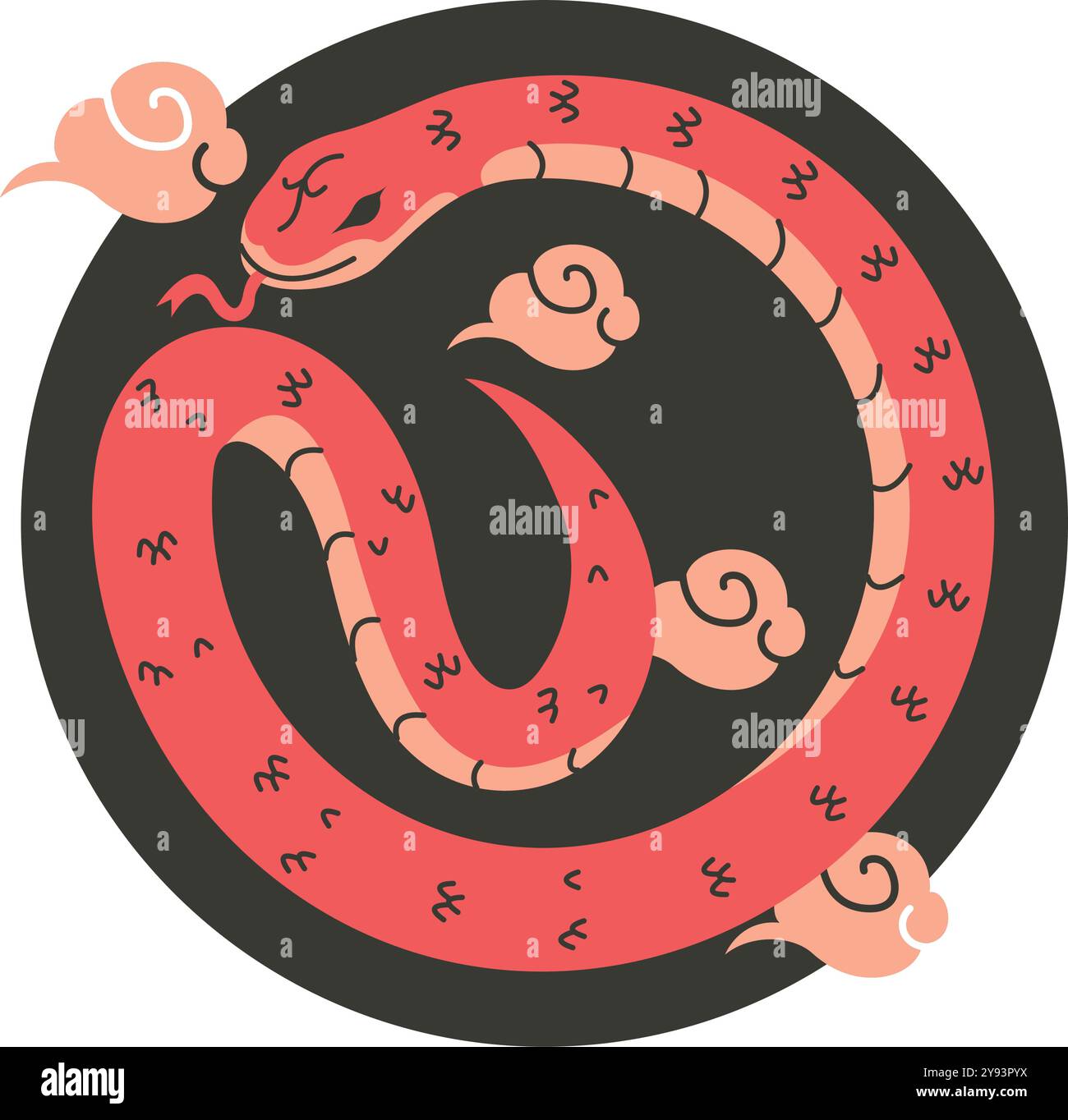 chinese new year of the snake Stock Vector Image & Art - Alamy